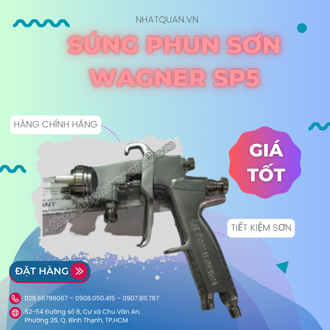 Súng Phun Sơn Wagner SP5 Giá Tốt Giao Nhanh Tận Nơi Tại Sóc Trăng ...